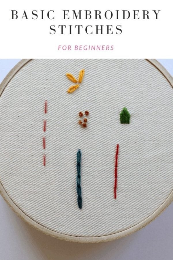 5 Basic Embroidery Stitches Every Beginner Should Learn