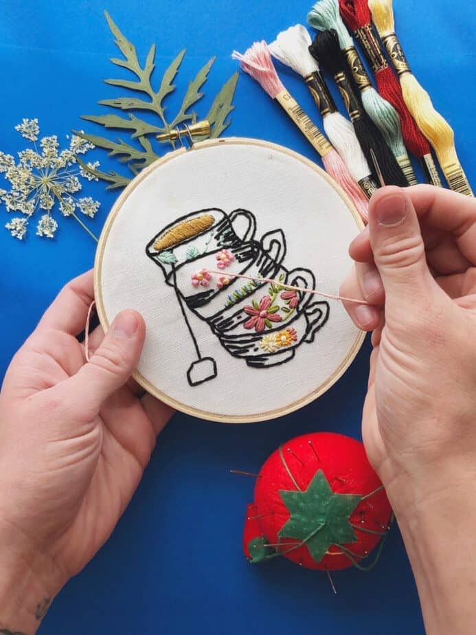 Embroidery Sampler Pattern (FREE)