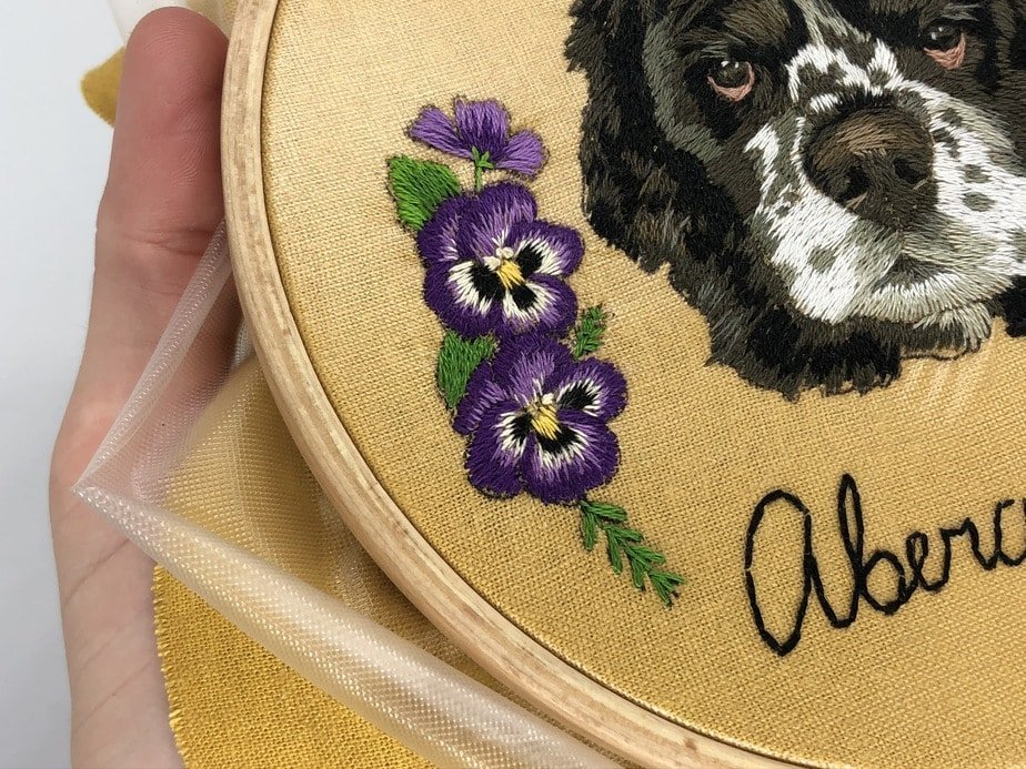 How to Thread Paint Flowers