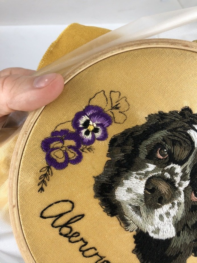 How to Thread Paint Flowers