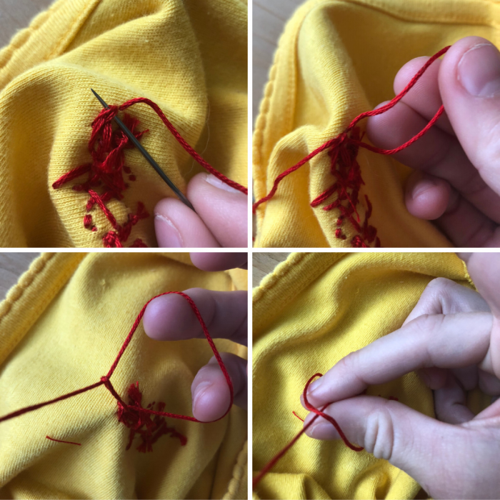 How to Embroider Words onto Clothing - “Stitch Sayings”