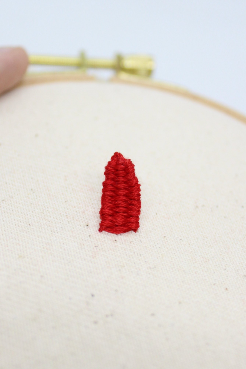 How to do a Woven Wheel Stitch