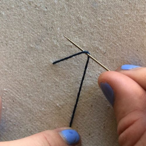 Colonial Knot Embroidery Stitch Tutorial