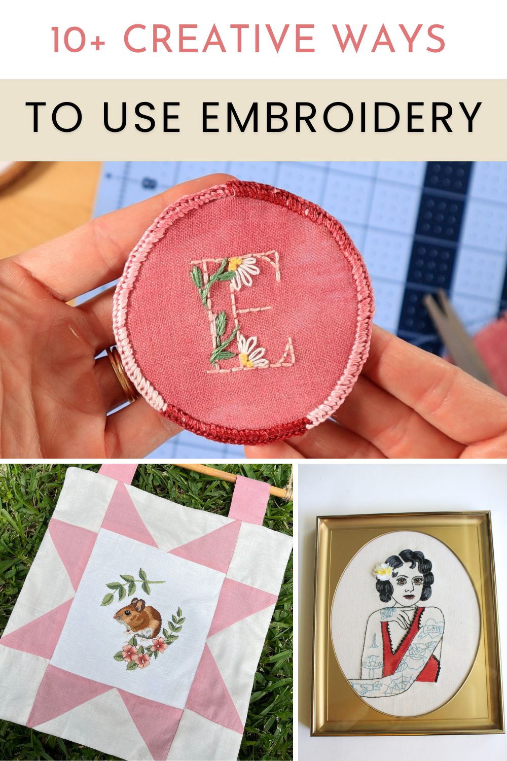 What To Do With Finished Embroidery Projects