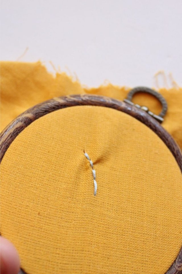 Methods For Starting and Tying off Embroidery Stitches