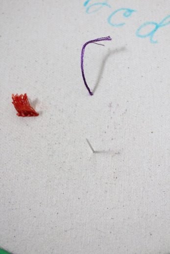 Methods For Starting and Tying off Embroidery Stitches