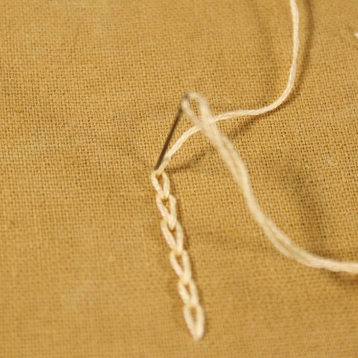 How To Embroider A Chain Stitch