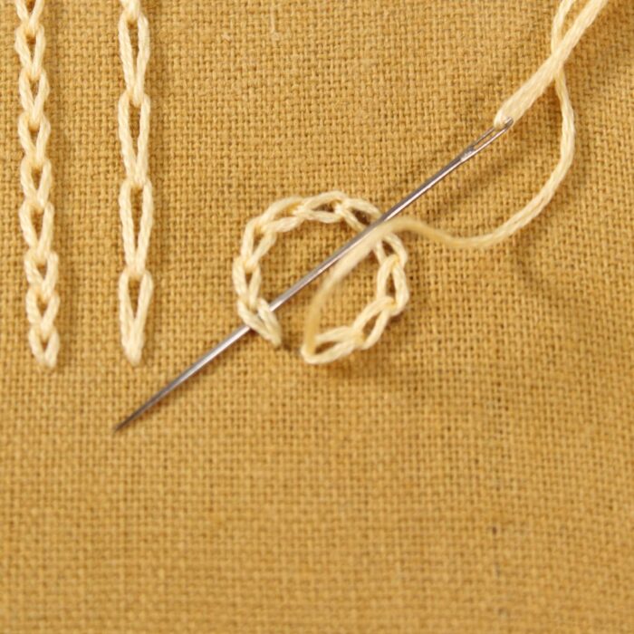 How To Embroider A Chain Stitch