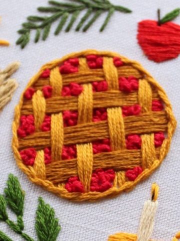 Basket Weave Stitch + Basket Embroidery Tutorial - Crewel Ghoul