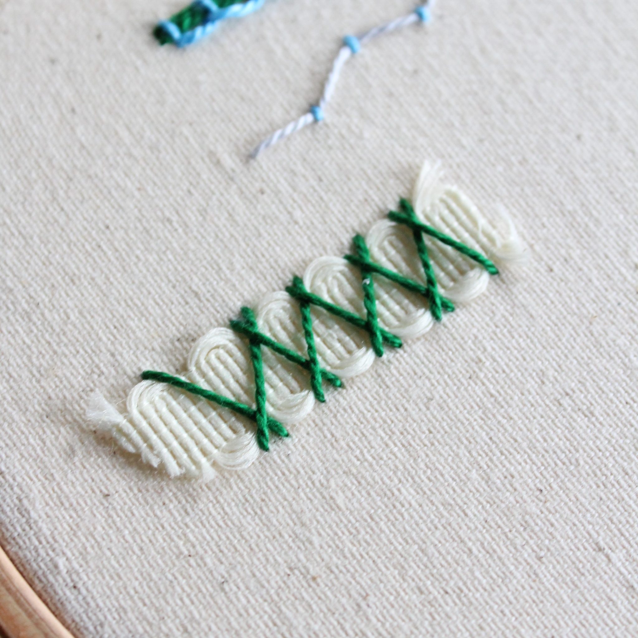 6 Fun Couching Stitches of Embroidery