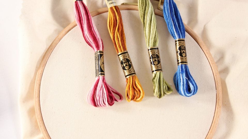 Types of Hand Embroidery Threads & Choosing What To Use