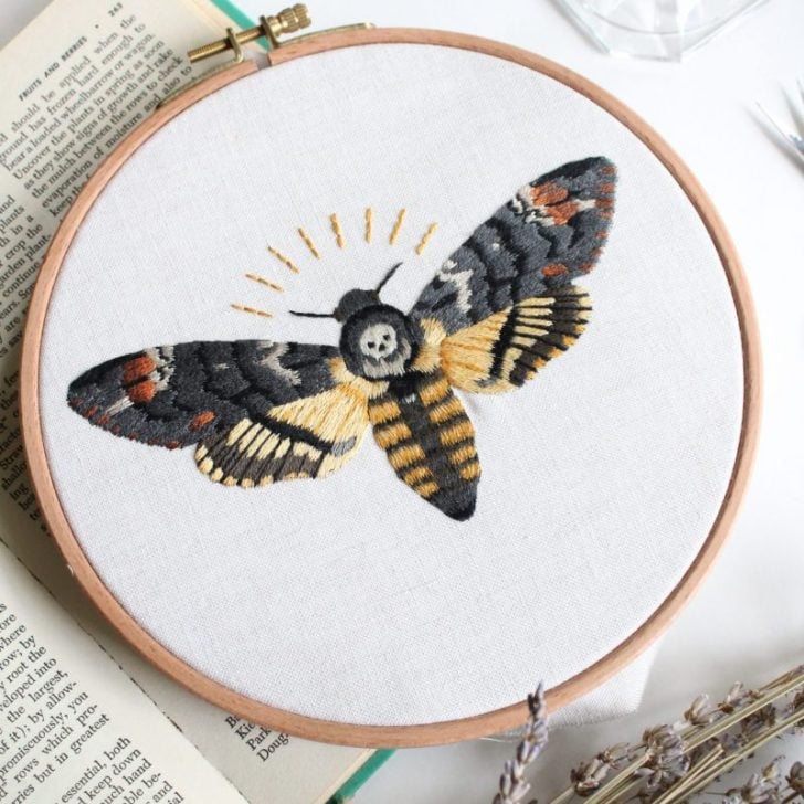 18 Interesting Embroidery Insects To Stitch - Crewel Ghoul