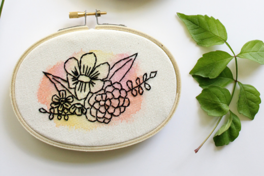 8 Embroidery Flower Patterns For Beginners - Crewel Ghoul