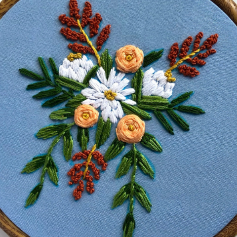 16 Flower Embroidery Patterns [5 That Are Free!]