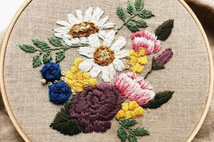 7 Embroidery Flower Patterns For Beginners