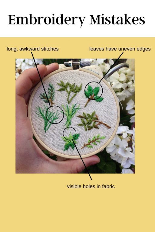 8 Common Embroidery Mistakes You're Probably Making