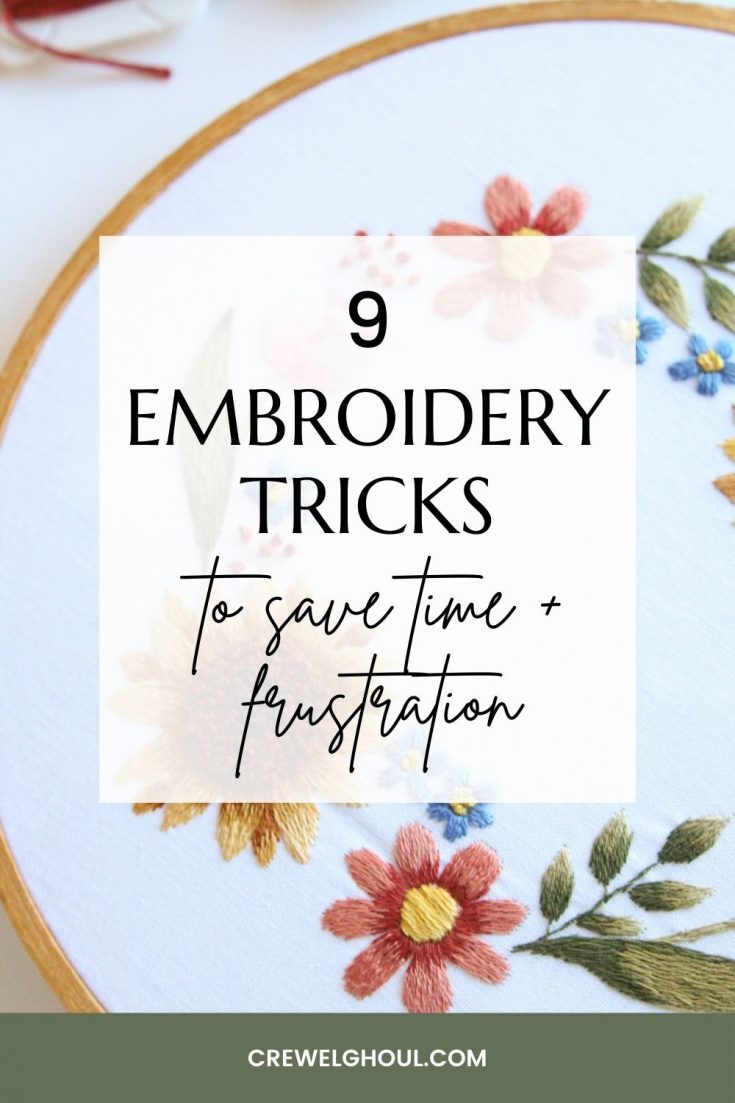 Hand Embroidery Needle Sizes Explained [With Needle Size Chart]