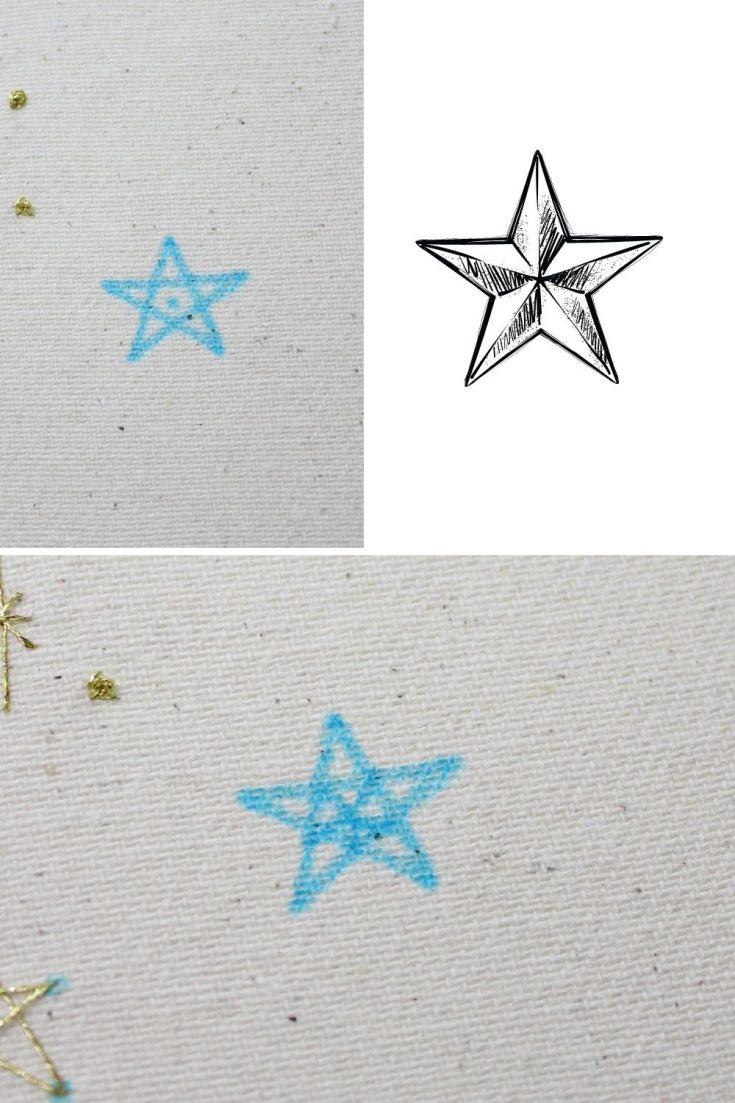 How To Embroider A Star 3 Different Ways