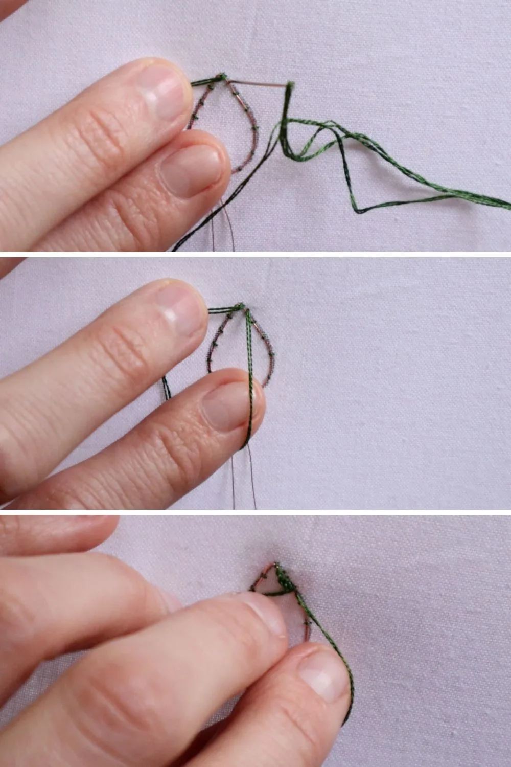 How To Make Stumpwork Leaves - Crewel Ghoul