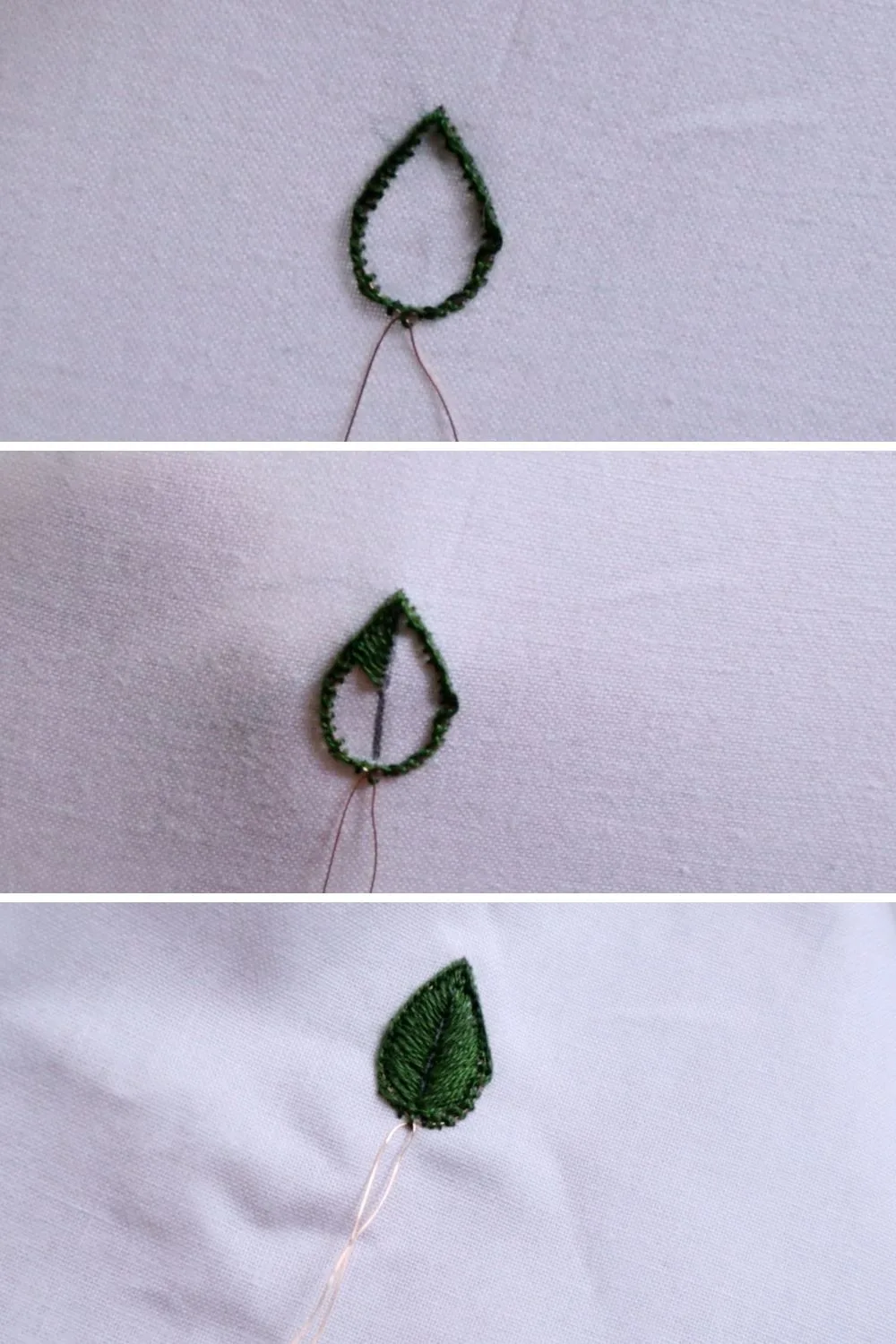 How To Make Stumpwork Leaves - Crewel Ghoul