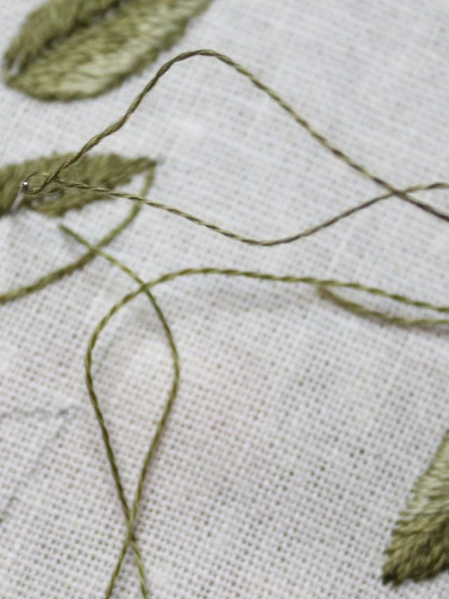 How To Embroider A Moon - Crewel Ghoul