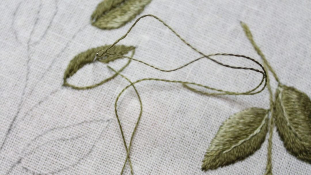 Simple Pine Tree Embroidery Tutorial