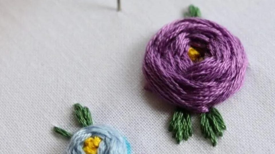 5 Easy Embroidery Flowers You Can Learn Today