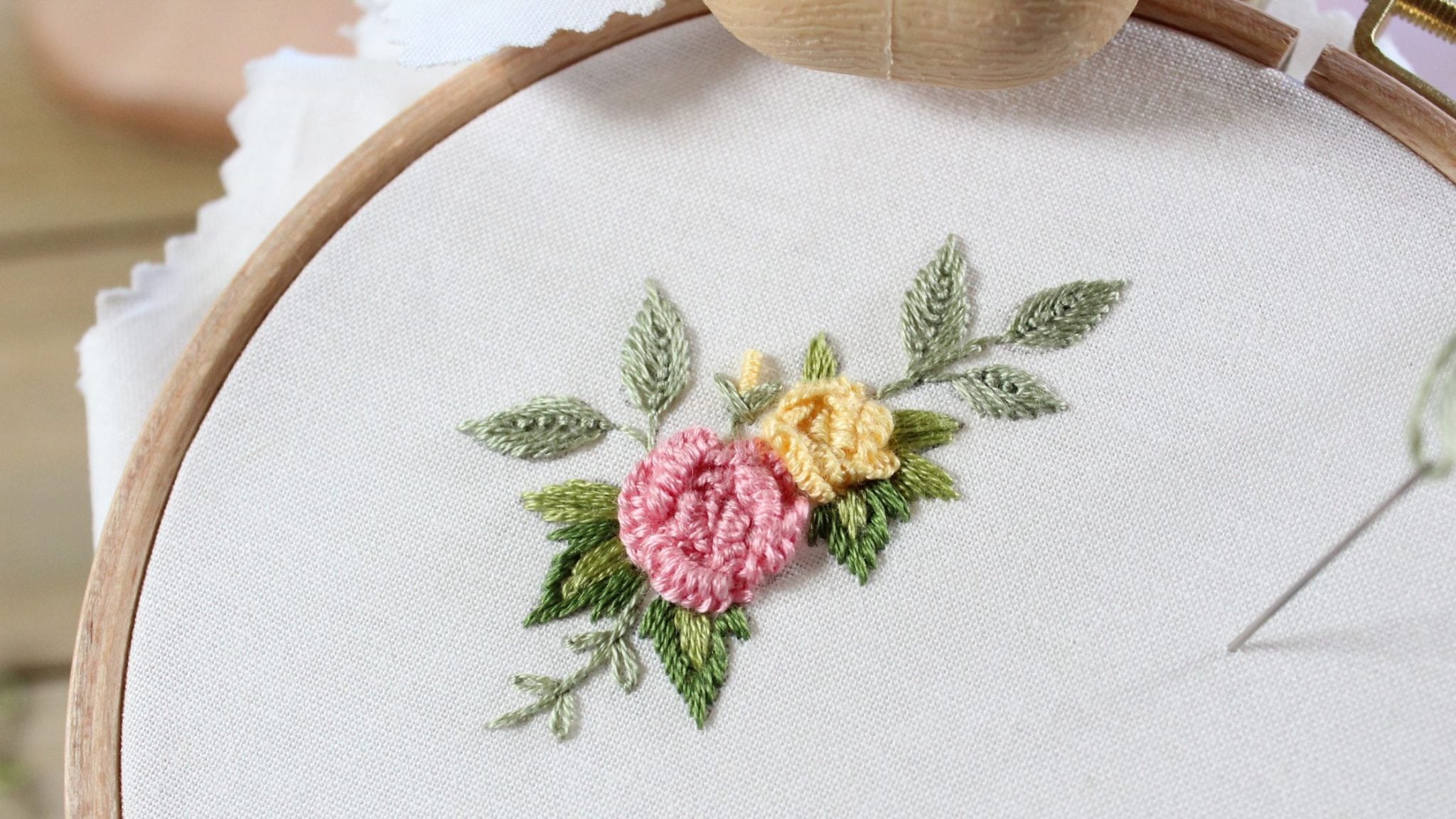 3 Creative Ways To Embroider Woven Roses