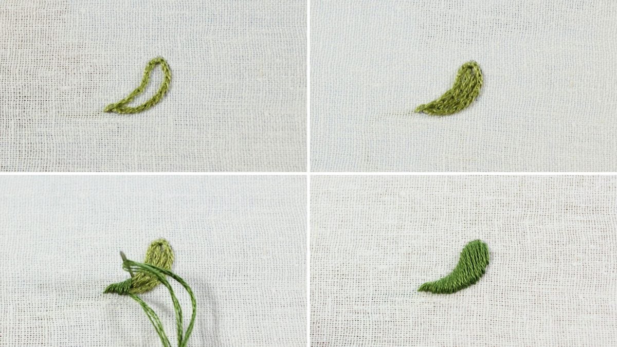 2 Easy Ways To Do The Padded Satin Stitch