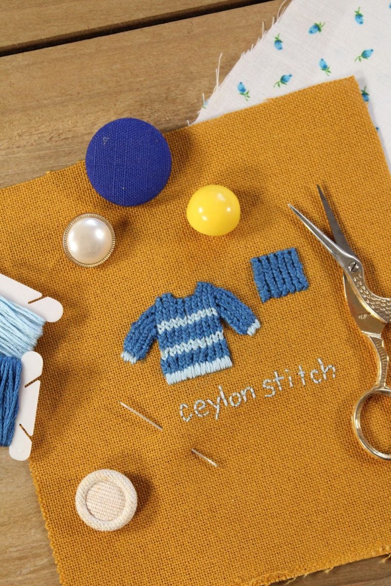 How To Do The Ceylon Stitch - The Stitch That Looks Like Knitting