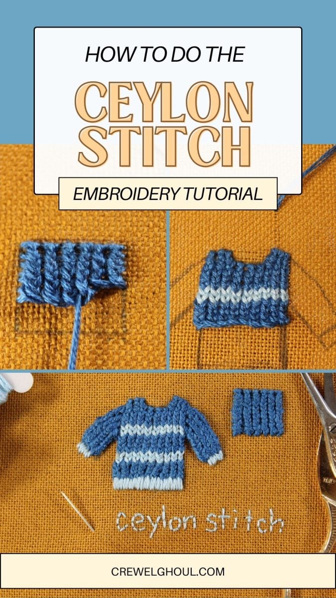 How To Do The Ceylon Stitch - The Stitch That Looks Like Knitting