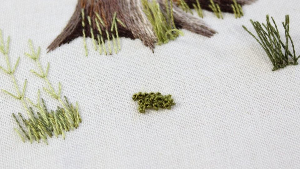 How To Embroider Grass [5 Different Ways]