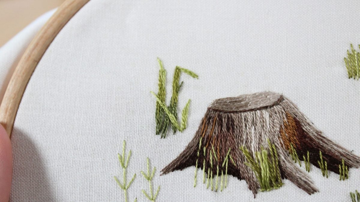 How To Embroider Grass [5 Different Ways]