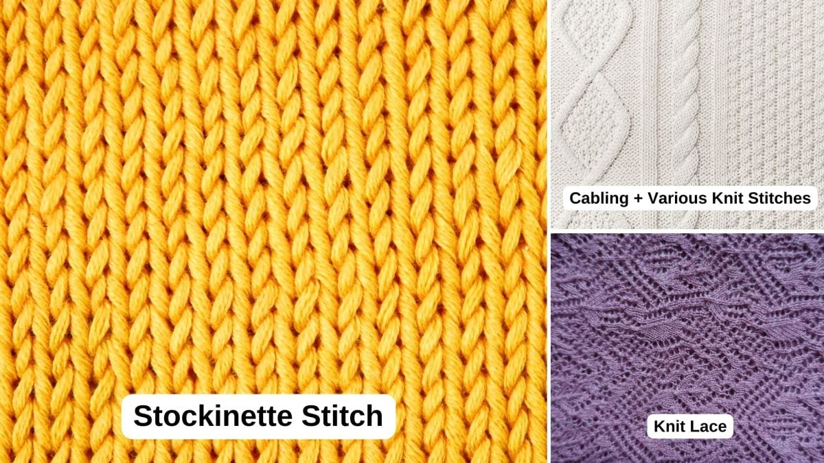 How To Embroider On Knitting