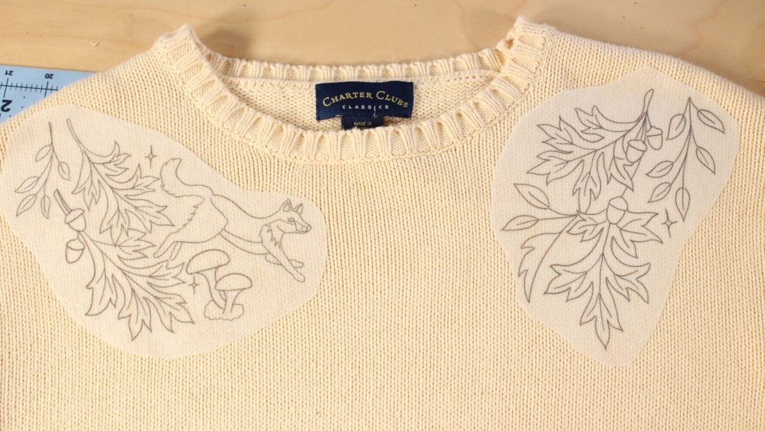 How To Embroider On Knitting