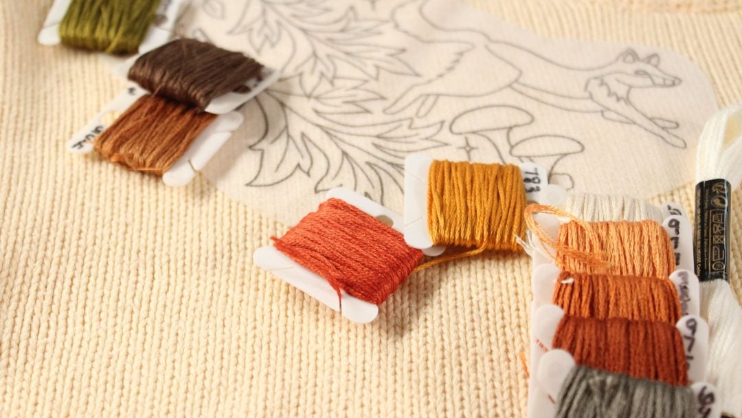 How To Embroider On Knitting
