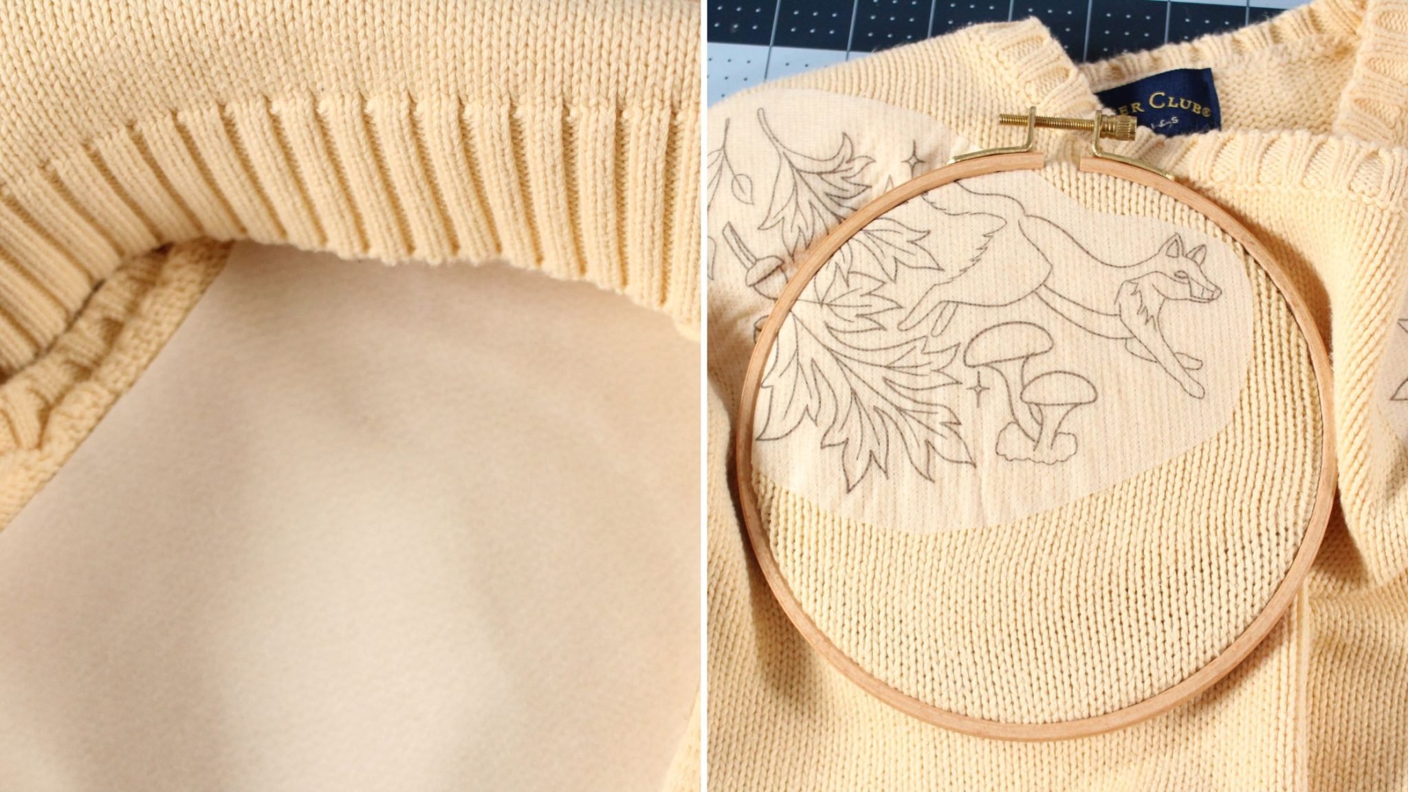 How To Embroider On Knitting