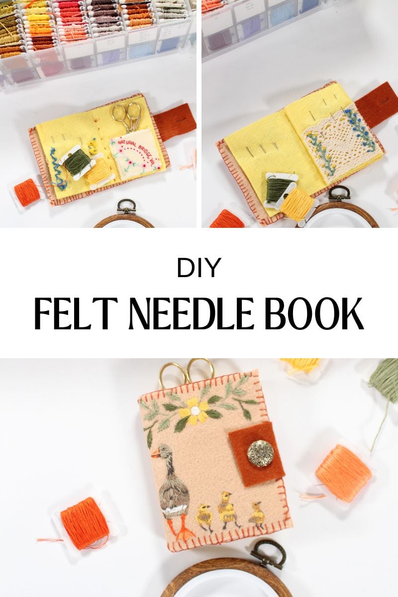 DIY Felt Needle Book With Leftover Bits and Bobs