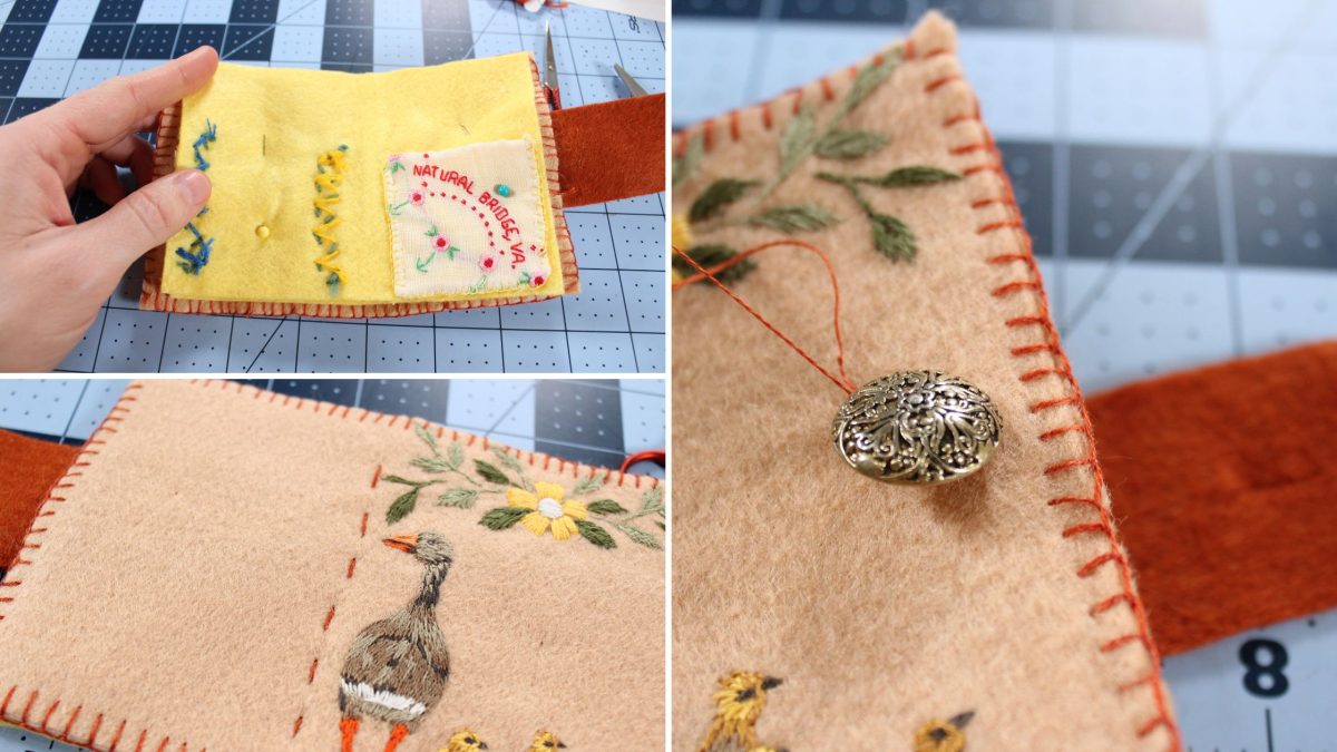 DIY Felt Needle Book With Leftover Bits and Bobs