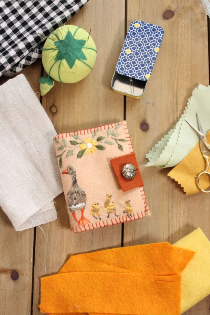 Diy Felt Needle Book With Leftover Bits And Bobs
