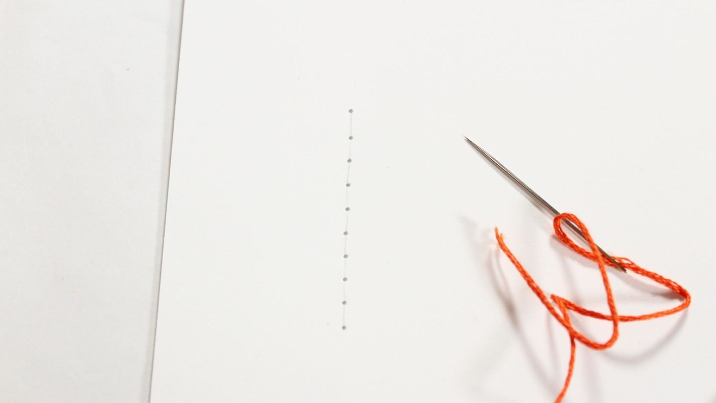 How To Embroider On Paper