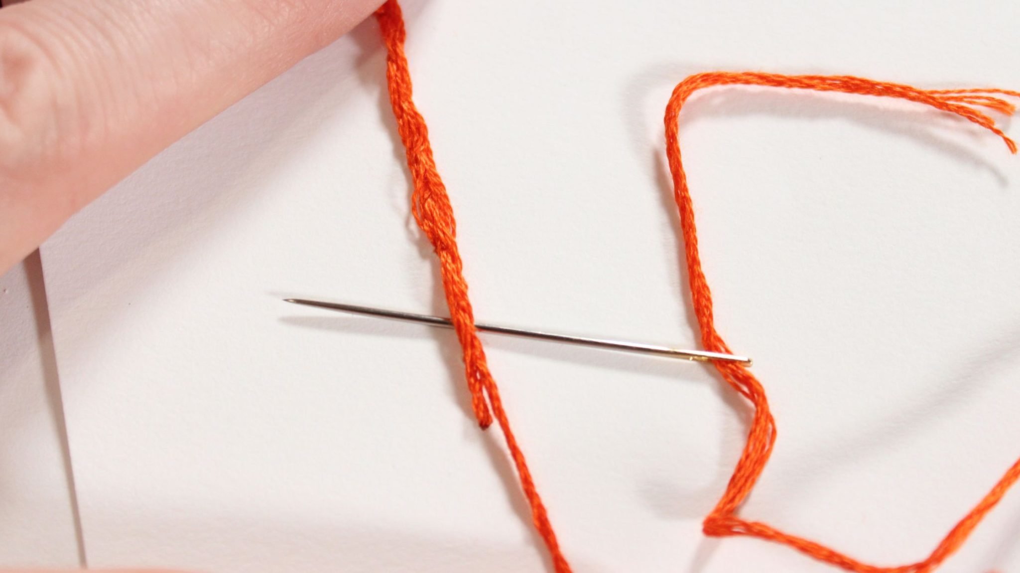 How To Embroider On Paper