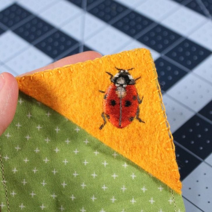 DIY Embroidered Corner Bookmark Tutorial