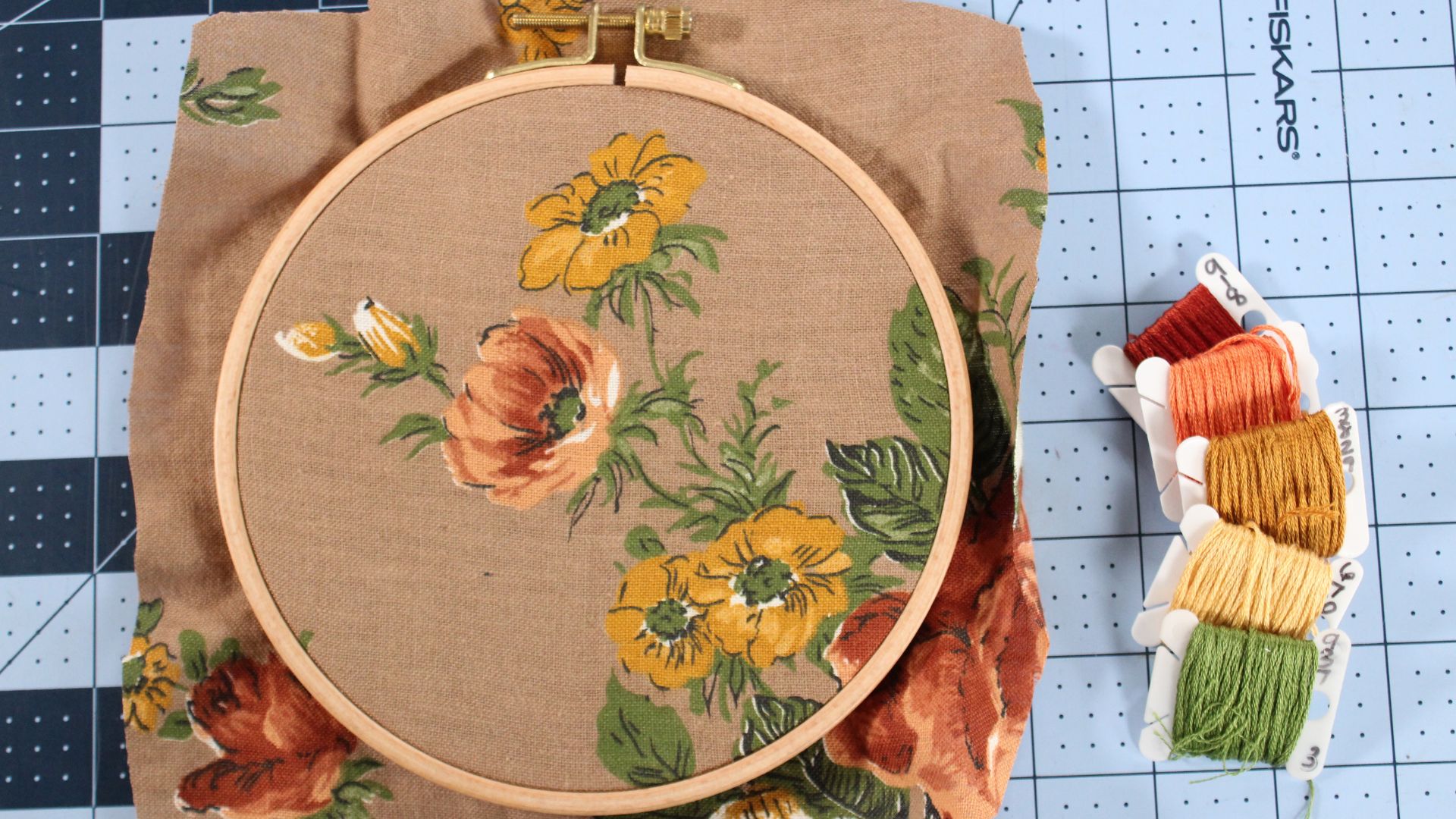 Hand Embroidery On Printed Fabric - A Different Way To Stitch