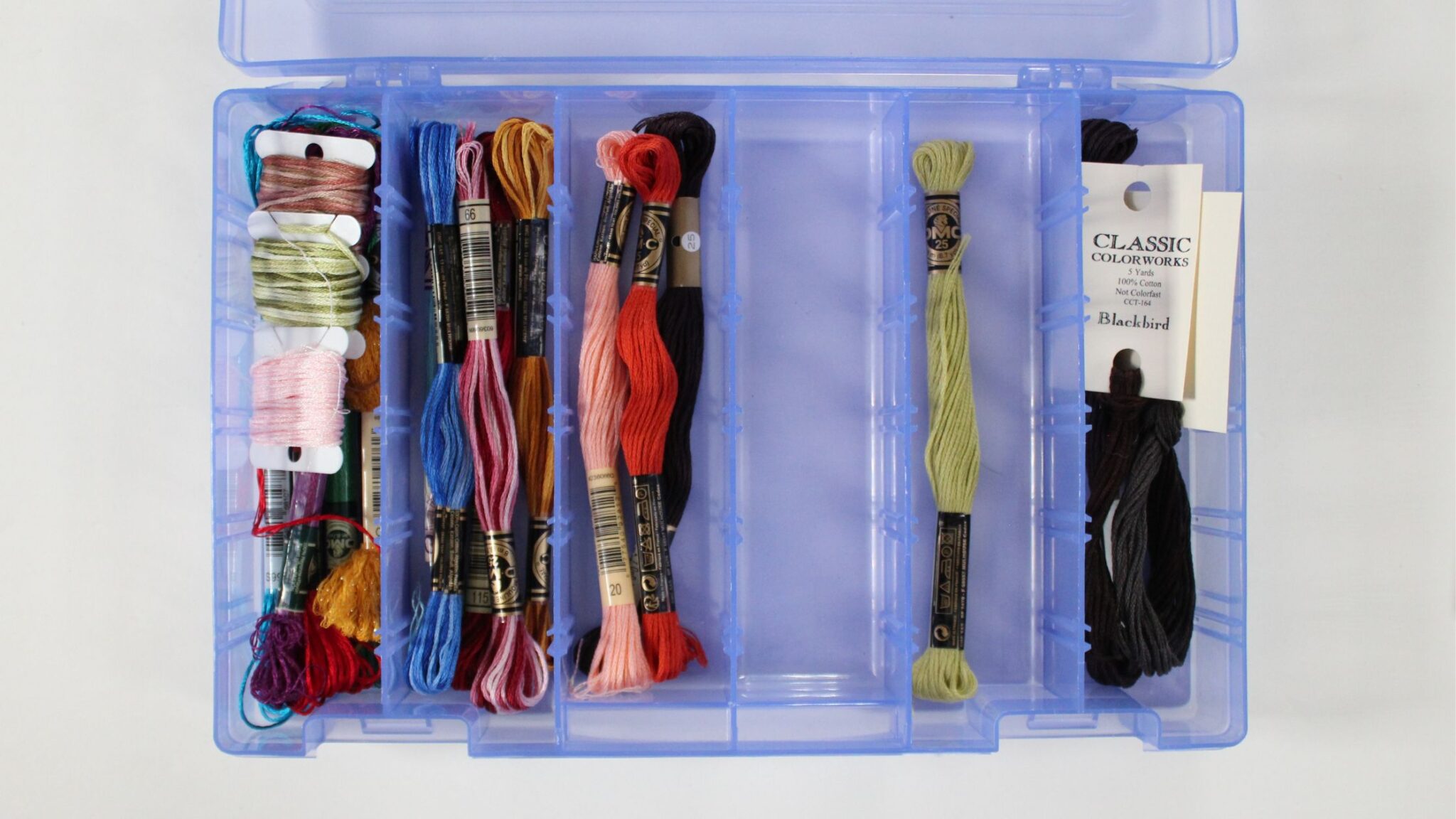 A Tangle Free + Organized Way To Store Embroidery Floss