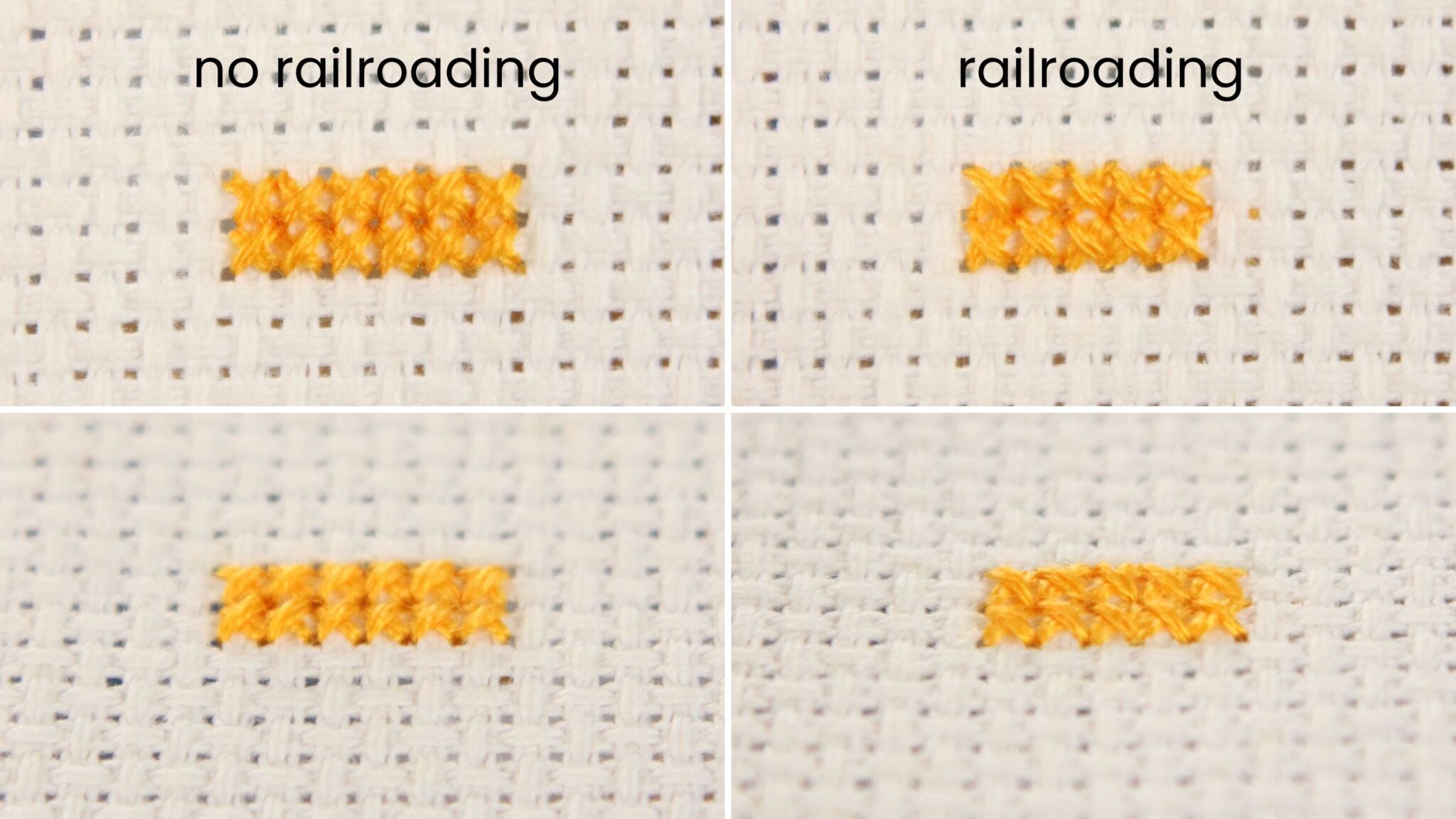 Cross Stitch Railroading Tutorial