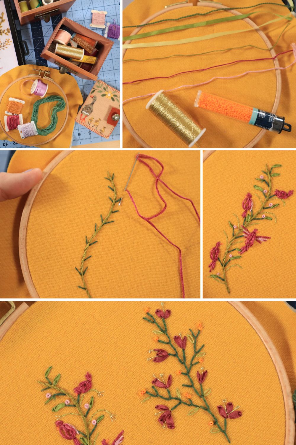 Freestyle Embroidery - How To Embroider Without A Pattern
