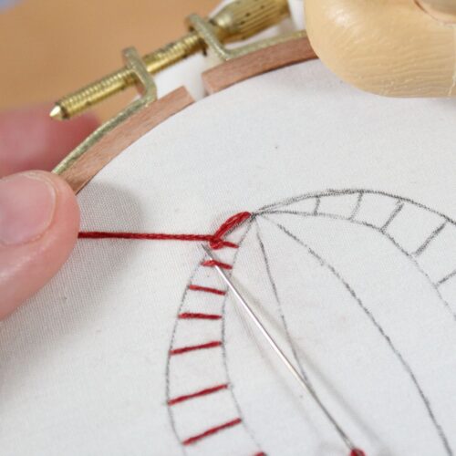 Learn Raised Embroidery Stitches (Sampler Pattern And Tutorial)