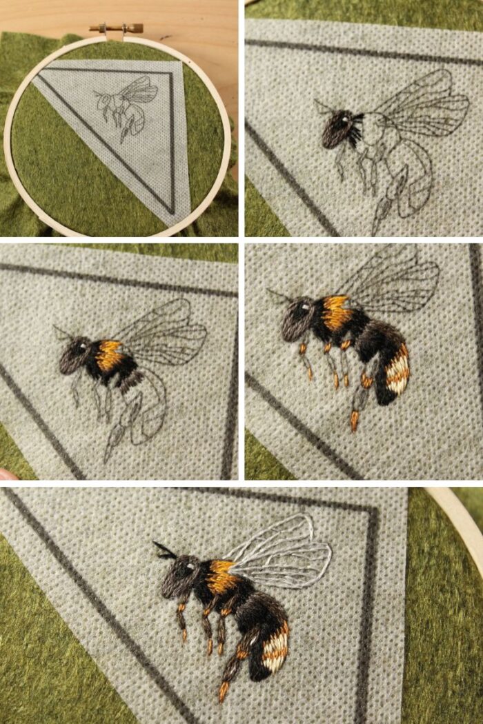 DIY Embroidered Corner Bookmark Tutorial