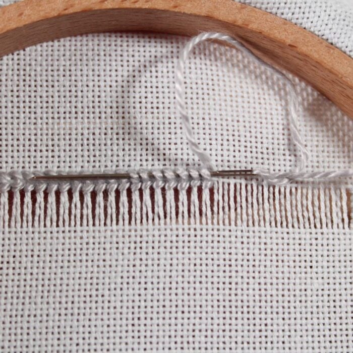 Learn The Basics Of Drawn Thread Embroidery